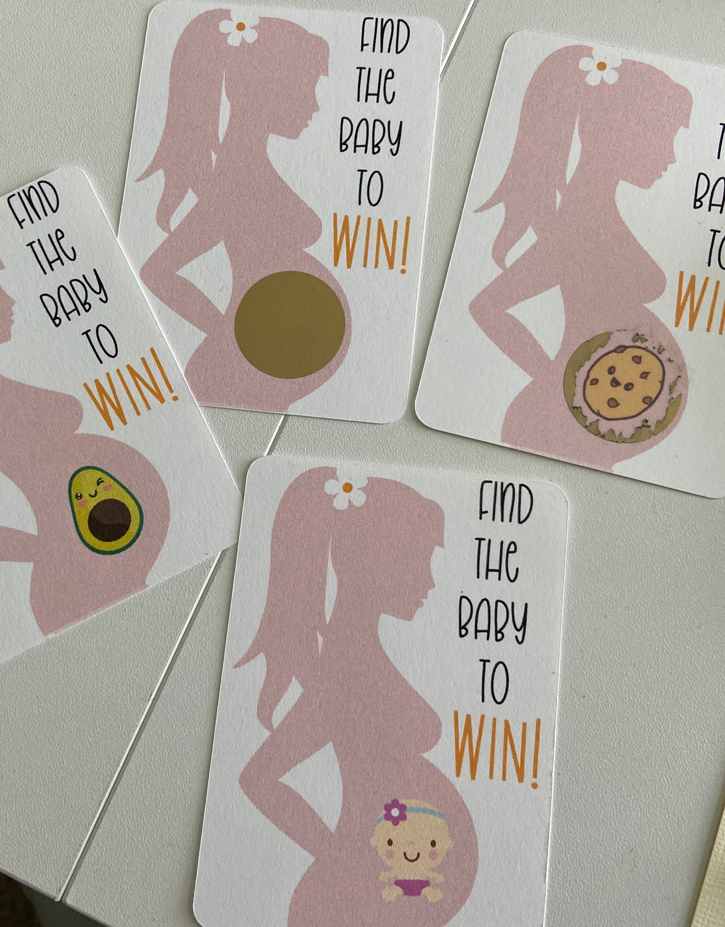 Baby Shower Scratch off Tickets Baby Shower Games Lottery - Etsy