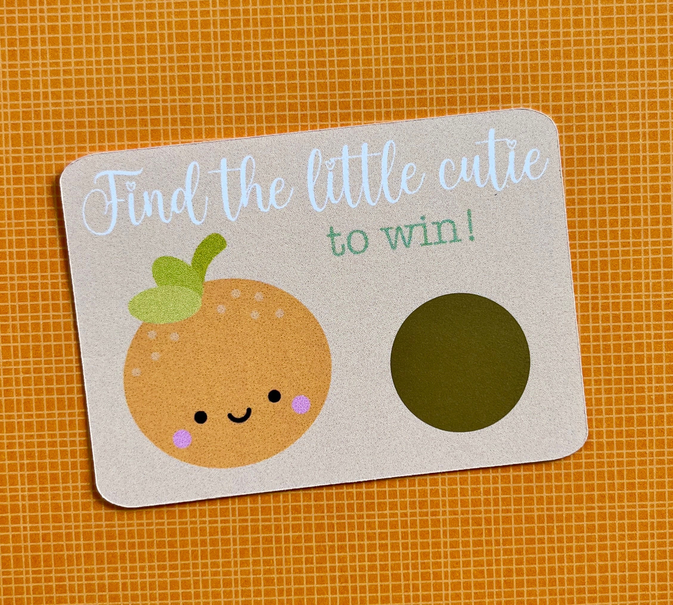 Little Cutie Scratch off Tickets Little Cutie Baby Shower - Etsy