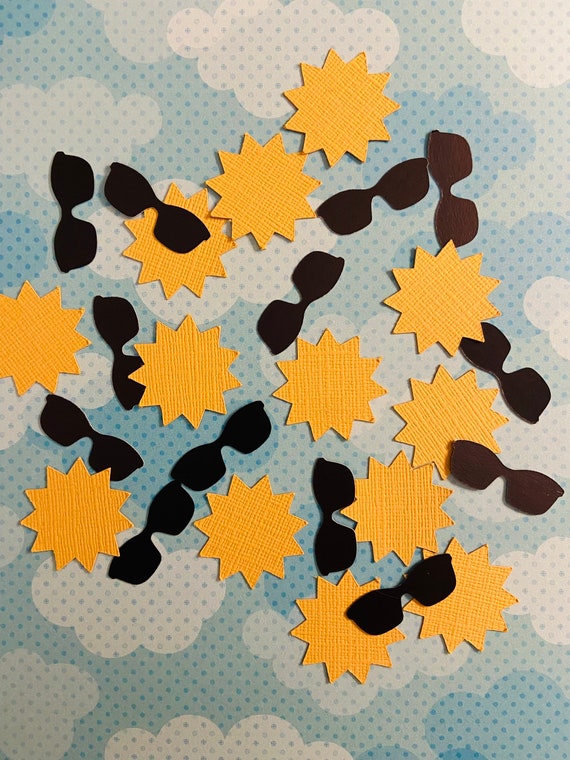 Summer Confetti Pool Party Beach Party Sun Confetti | Etsy