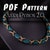 PDF Pattern for Necklace, DIY Seed Bead Crochet Art Project ...