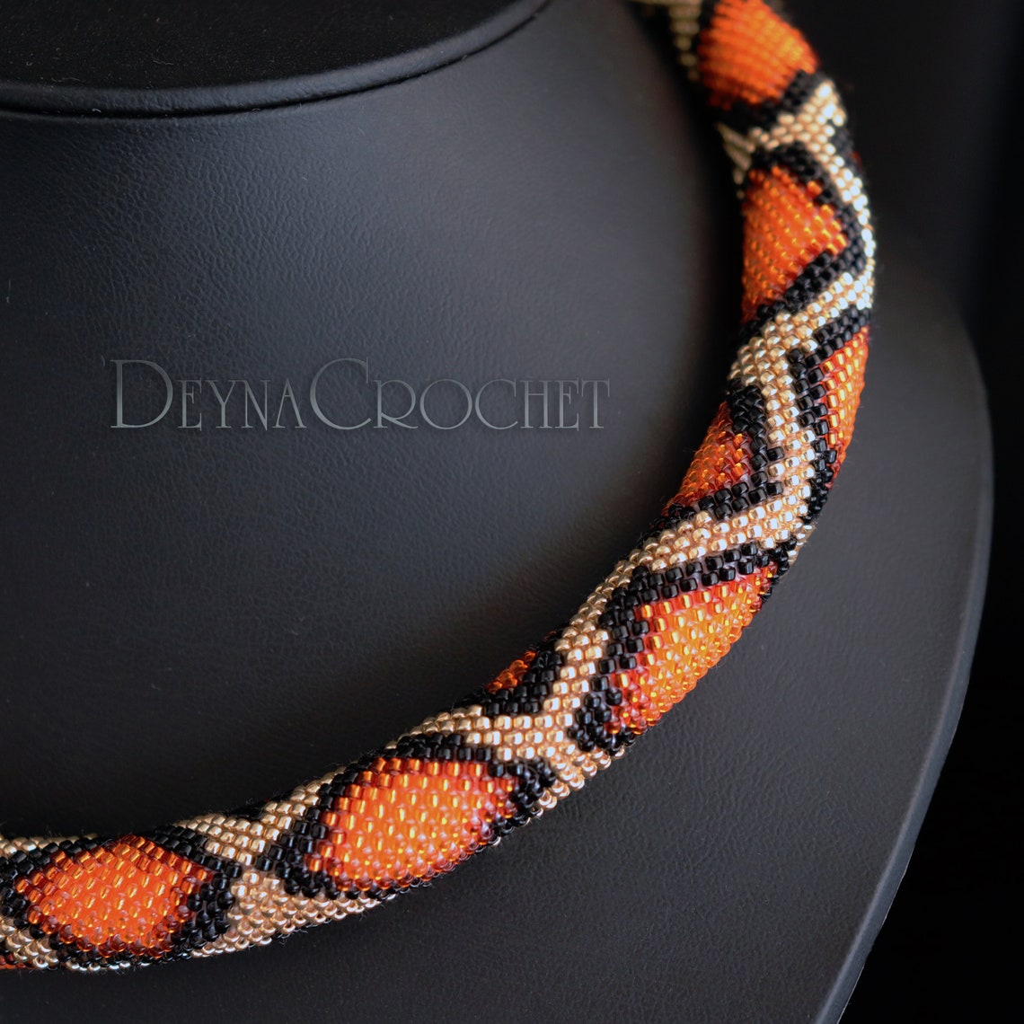 PDF Pattern for Snake Necklace DIY Seed Bead Crochet Art - Etsy