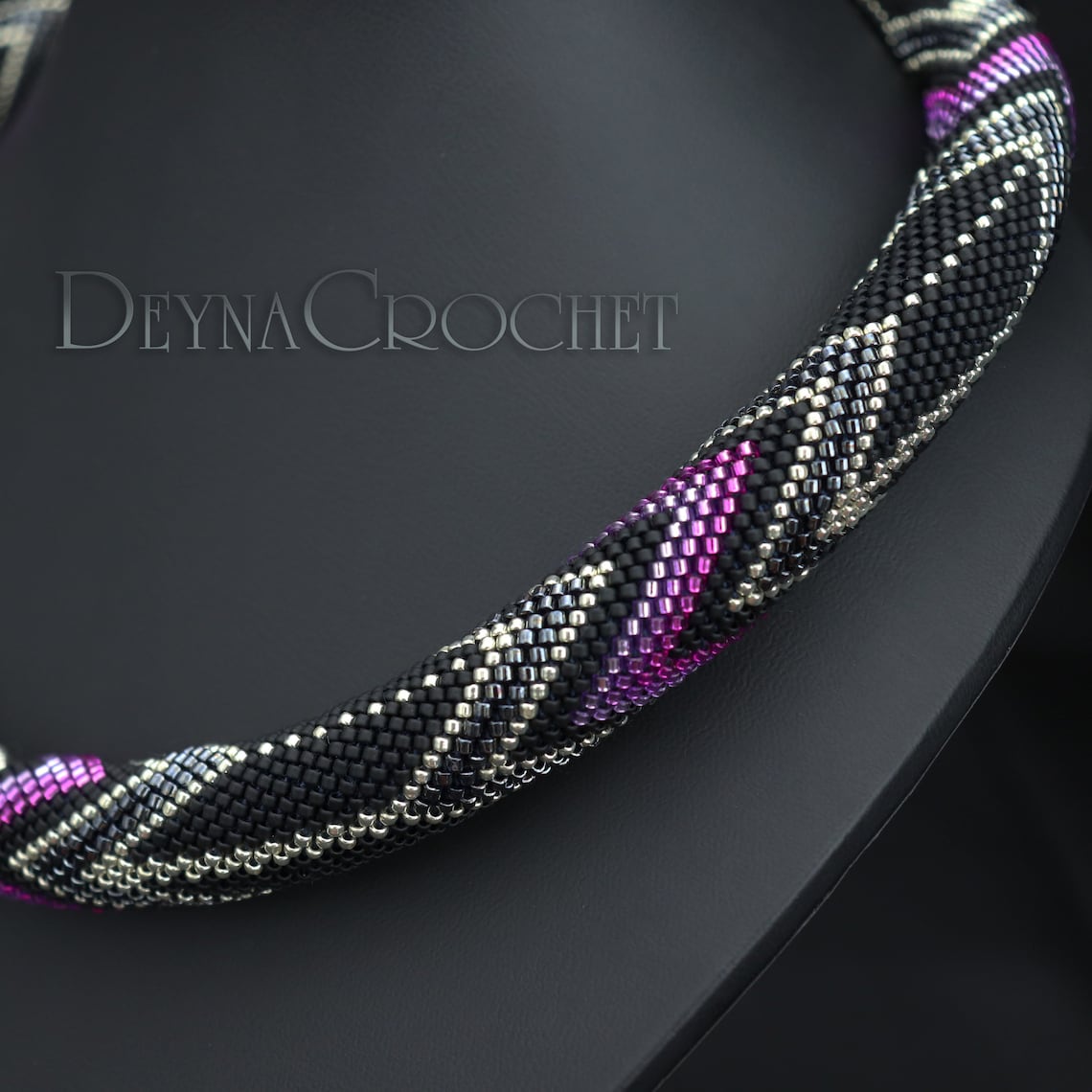 PDF Pattern for Necklace DIY Seed Bead Crochet Art Project | Etsy