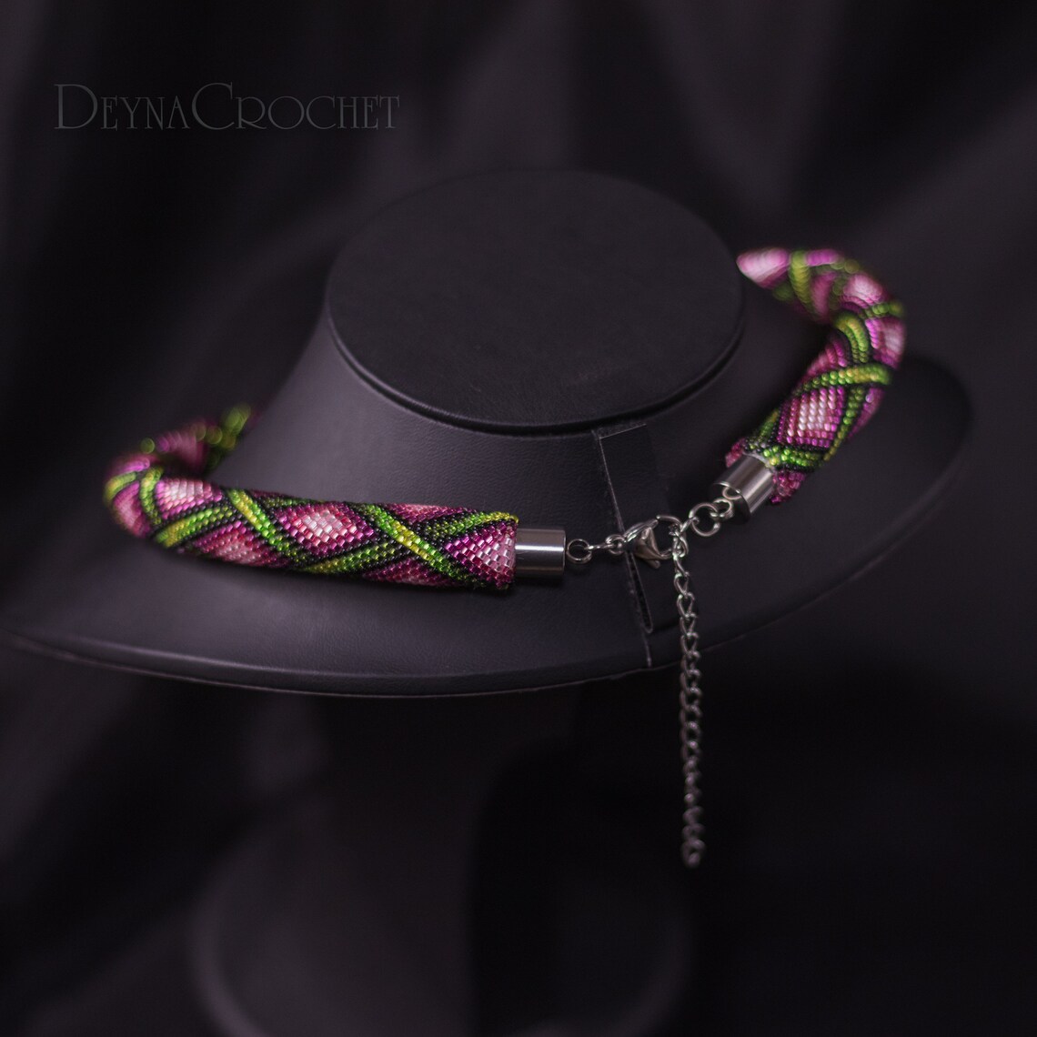 PDF Pattern for Necklace DIY Seed Bead Crochet Art Project | Etsy