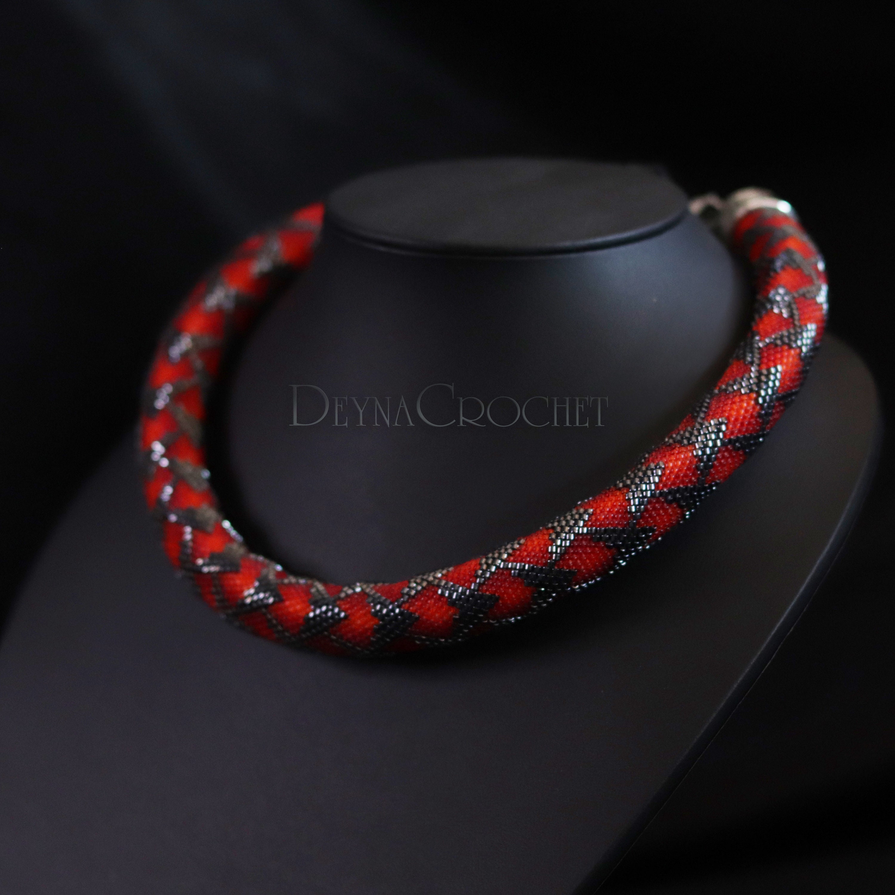 PDF Pattern for Necklace DIY Seed Bead Crochet Art Project - Etsy