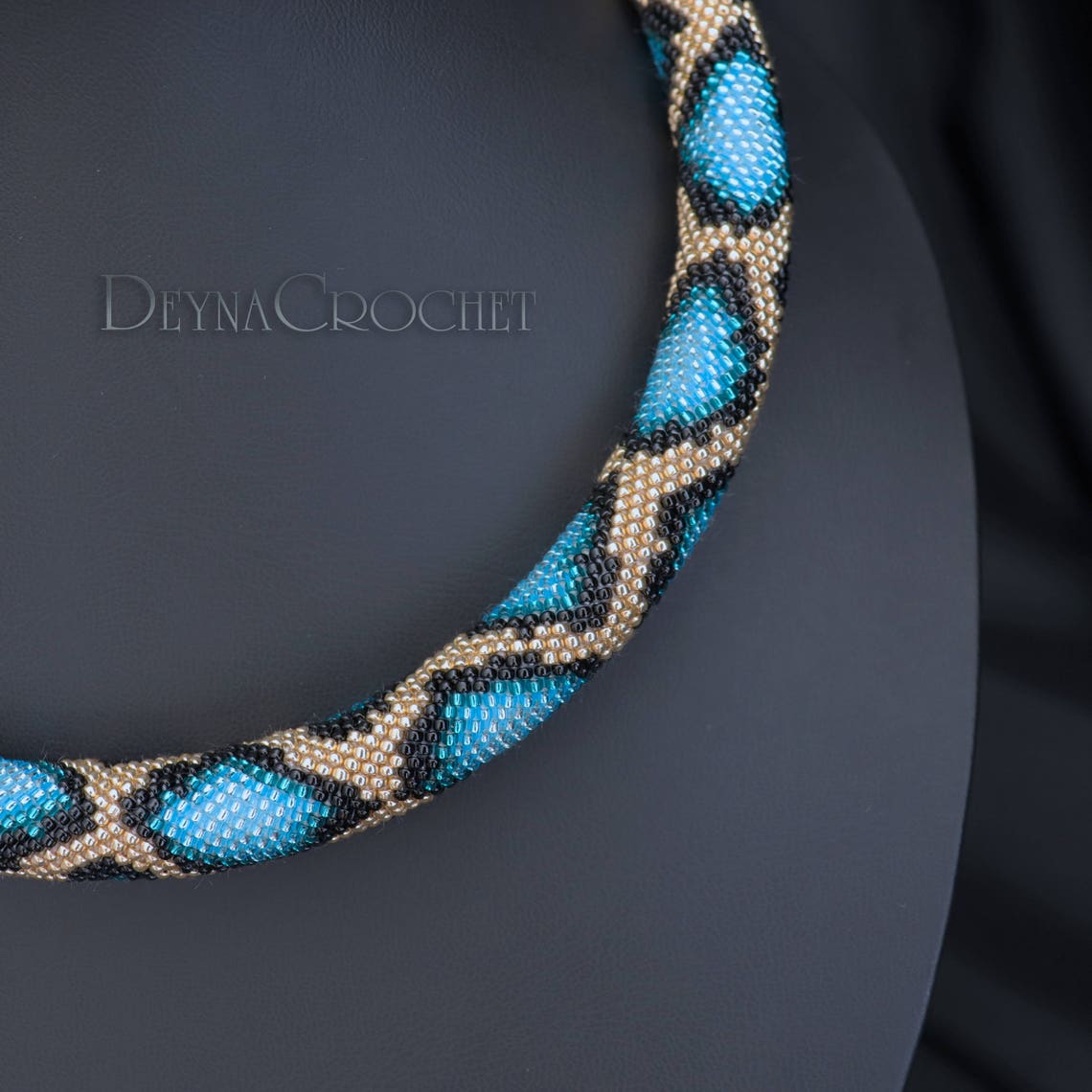 PDF Pattern for Snake Necklace DIY Seed Bead Crochet Art - Etsy