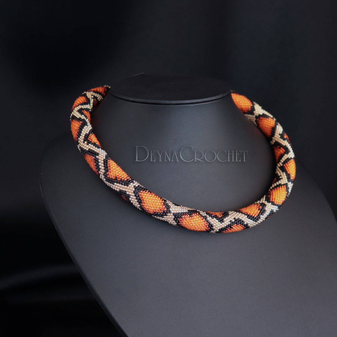 PDF Pattern for Snake Necklace DIY Seed Bead Crochet Art - Etsy