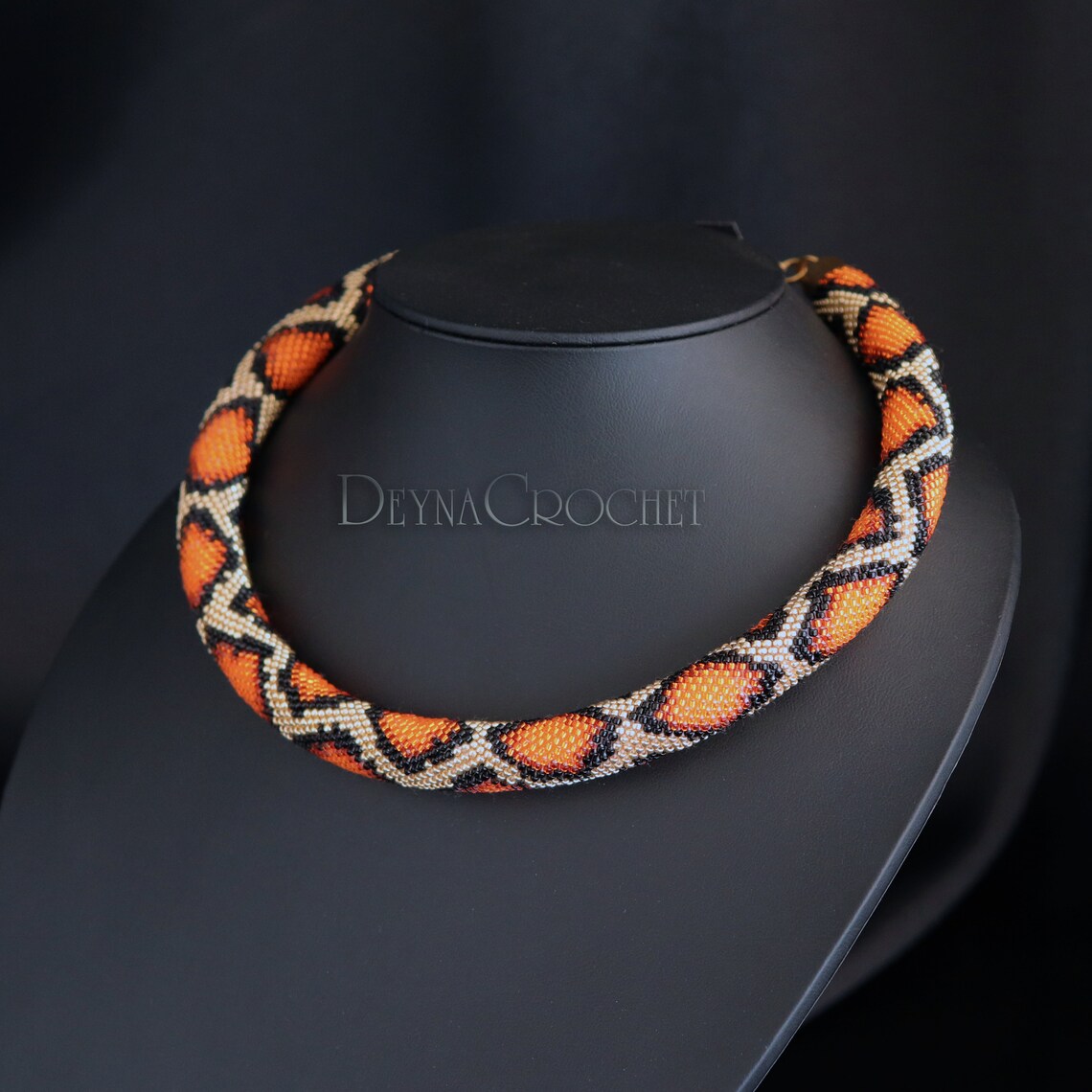 PDF Pattern for Snake Necklace DIY Seed Bead Crochet Art - Etsy