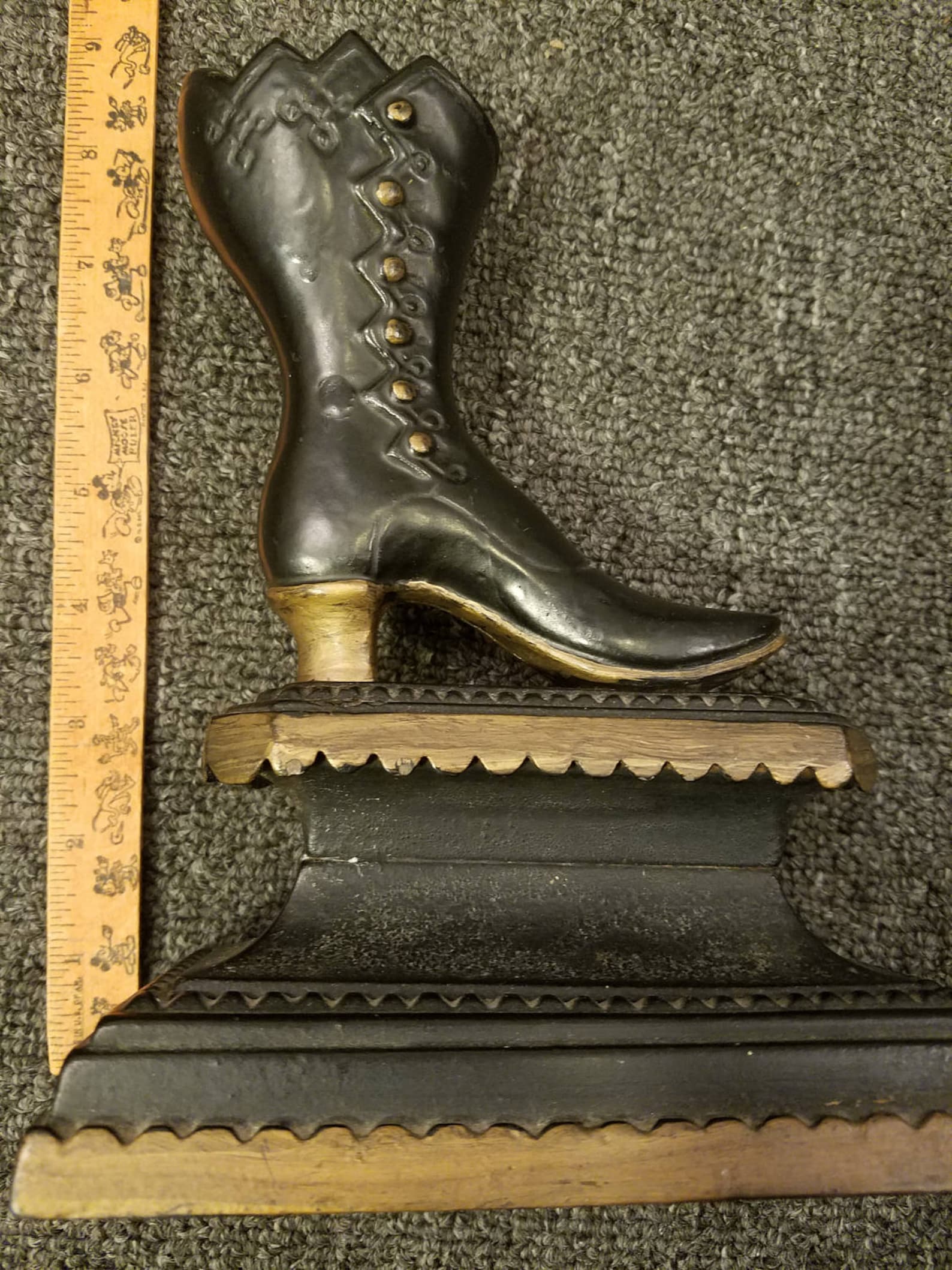 FREE Shipping-victorian-cast Iron-lady's-boot-on A | Etsy