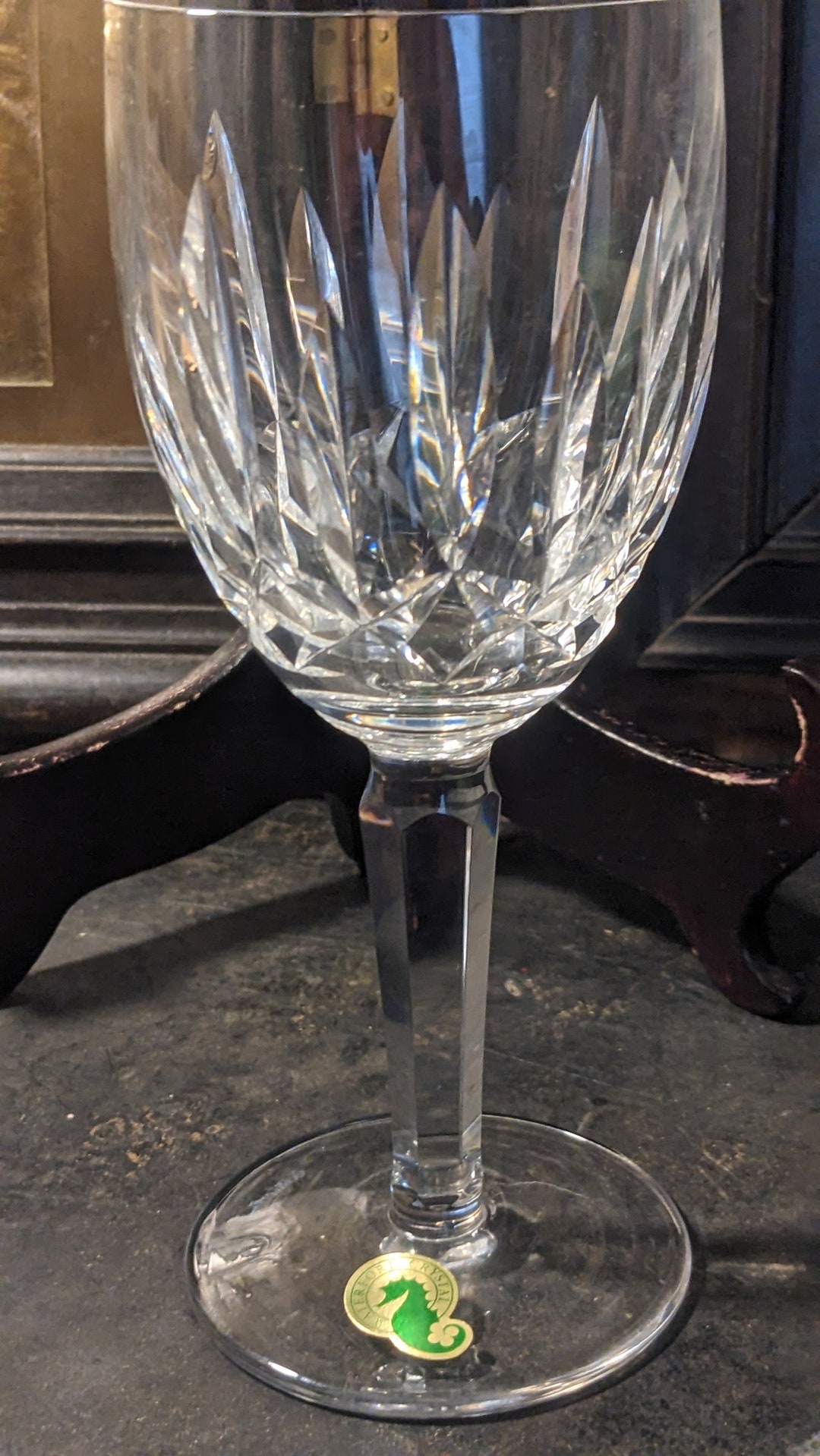 FREE SHIPPING- Vintage Waterford Crystal Claret Wine Glass. Retired ...