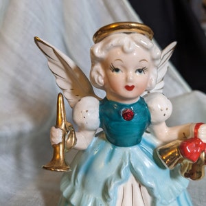 FREE SHIPPING- Vintage SR Fine Birthday Angel Figurine (january). Made ...