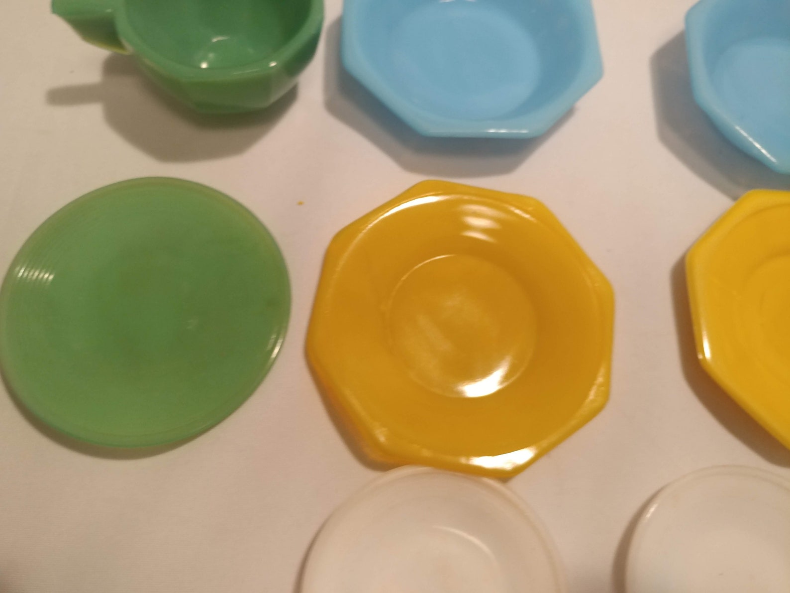 Antique Ackro-agate Glass Tea Party Play Set. 19 Pc. Set. | Etsy