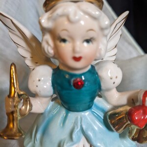 FREE SHIPPING- Vintage SR Fine Birthday Angel Figurine (january). Made ...