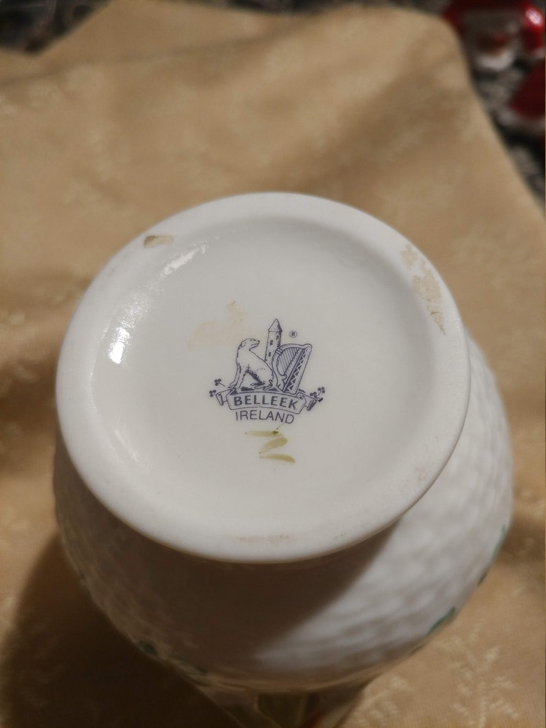 FREE SHIPPING- Belleek Porcelain Creamer and Open Sugar Bowl Set ...