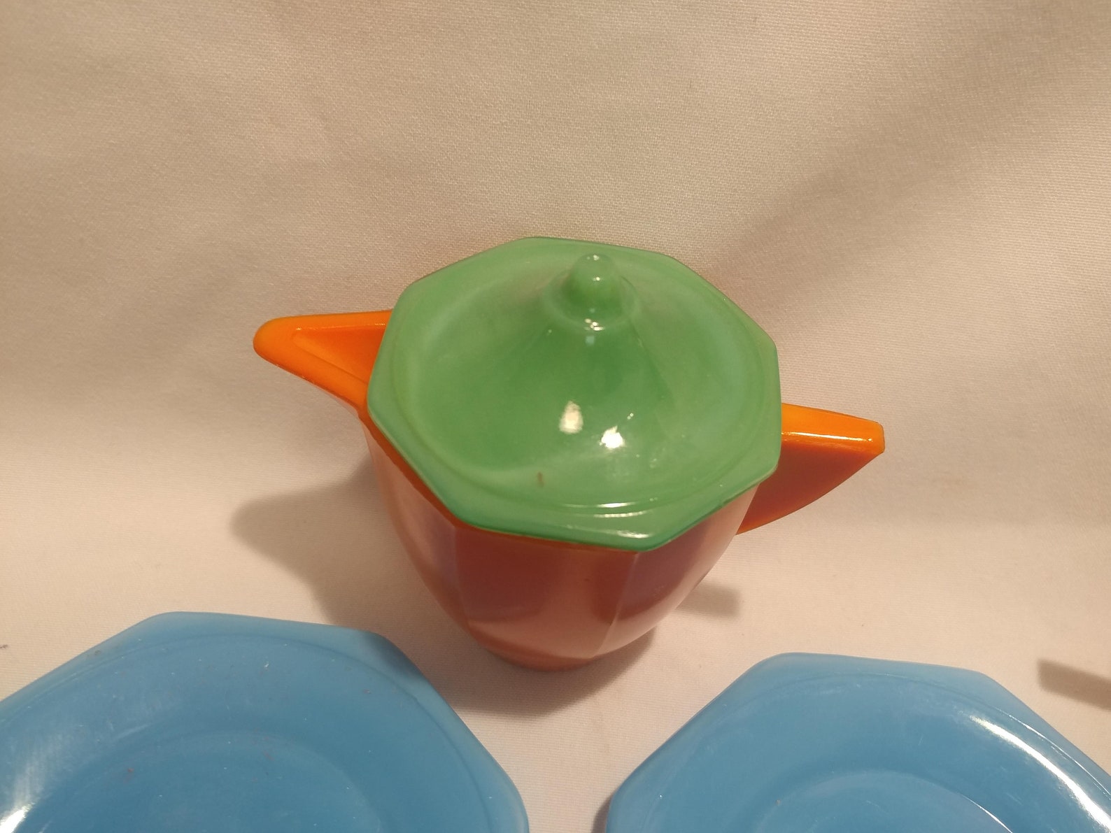 Antique Ackro-agate Glass Tea Party Play Set. 19 Pc. Set. | Etsy