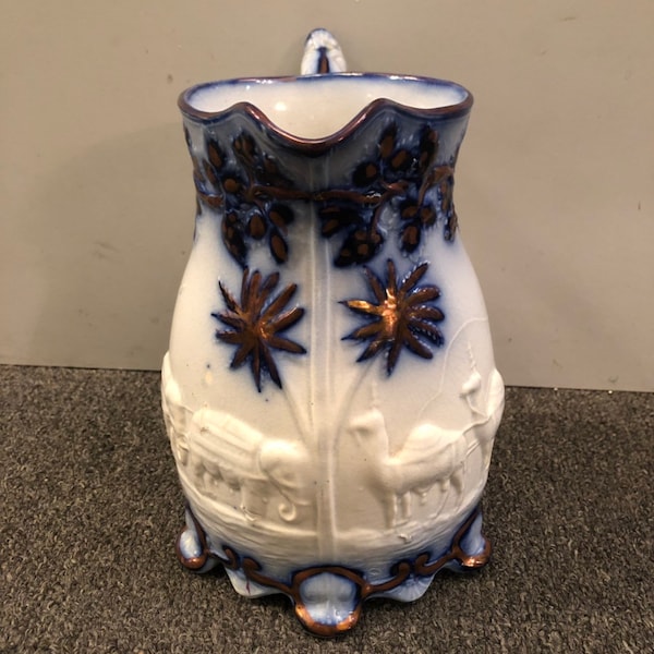 Flow Blue Pitcher - Etsy