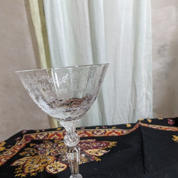 Etched Fostoria Rose Pattern - Etsy