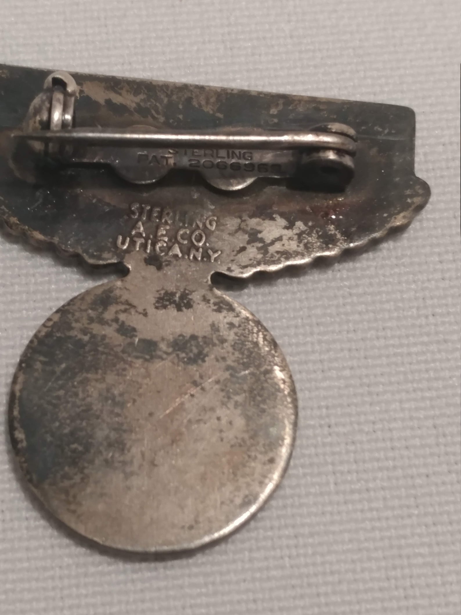 Vintage Sterling Silver U.S. Army Pin. Red White & Blue - Etsy