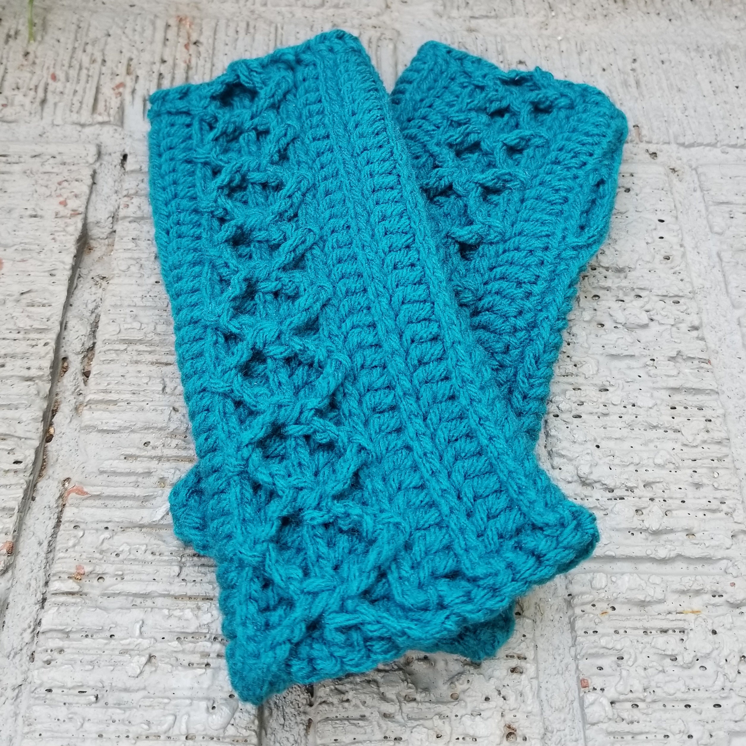 Cable Fingerless Gloves Crocheted - Etsy