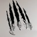 Claws Vinyl Decal Claw Scratches Wall Sticker Original Wall - Etsy