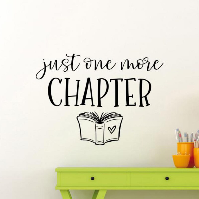 Book Wall Decal - Etsy