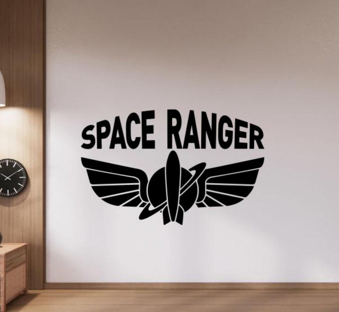Space Ranger Decal Wall Vinyl Sticker Buzz Superhero Decor Nursery Wall ...