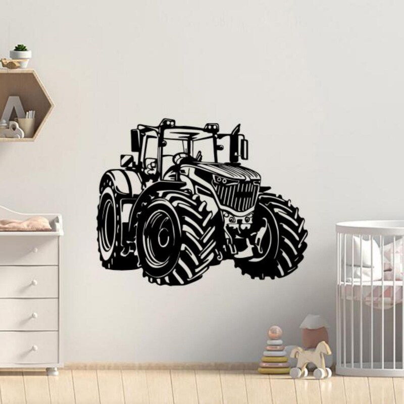 Tractor Wall Decal - Etsy UK