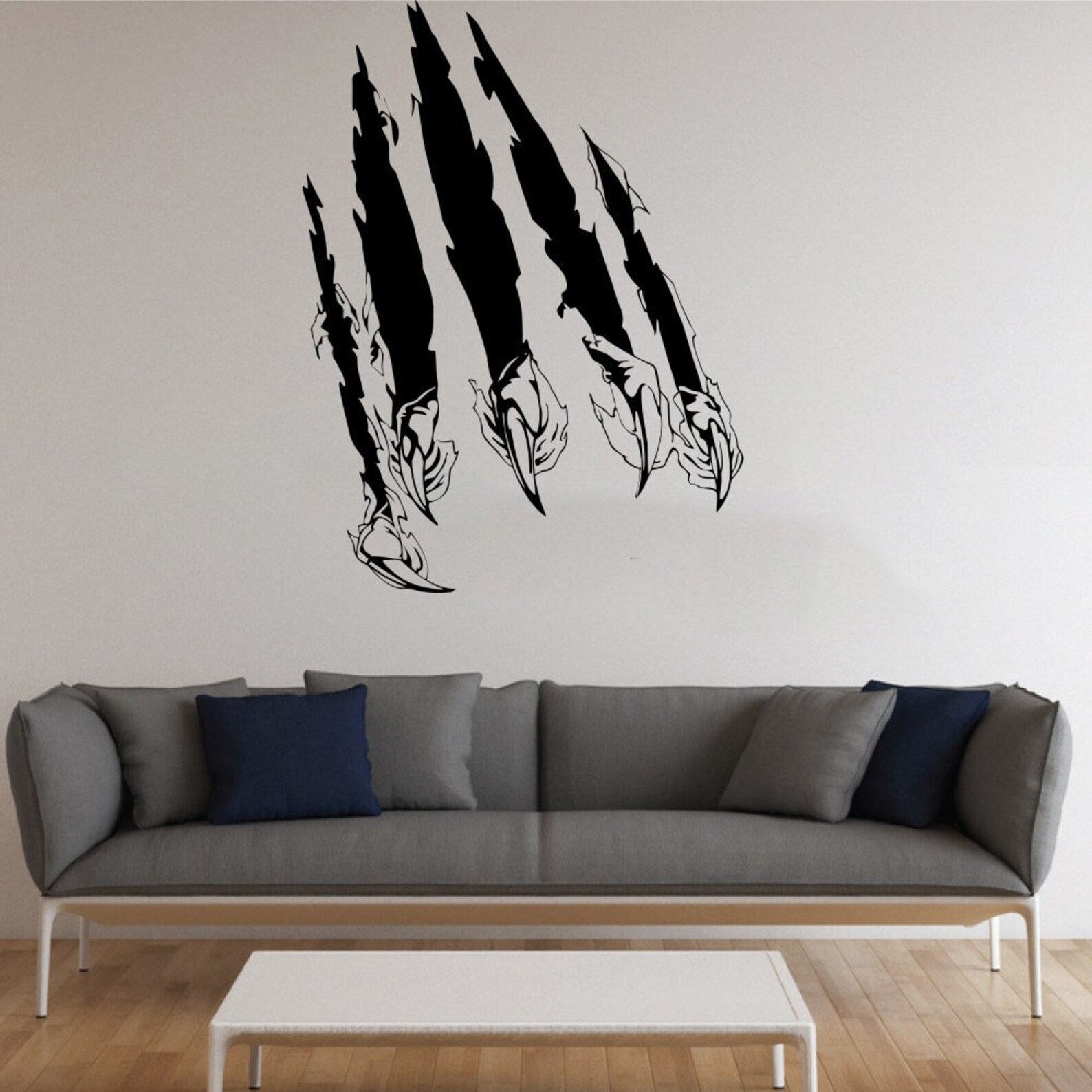 Claws Vinyl Decal Claw Scratches Wall Sticker Original Wall Decals Wall ...