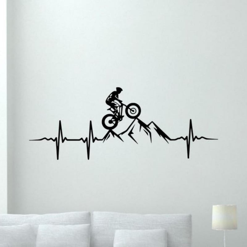 Bike Wall Decal - Etsy