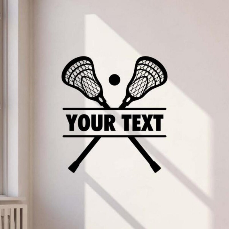 Lacrosse Wall Decal - Etsy