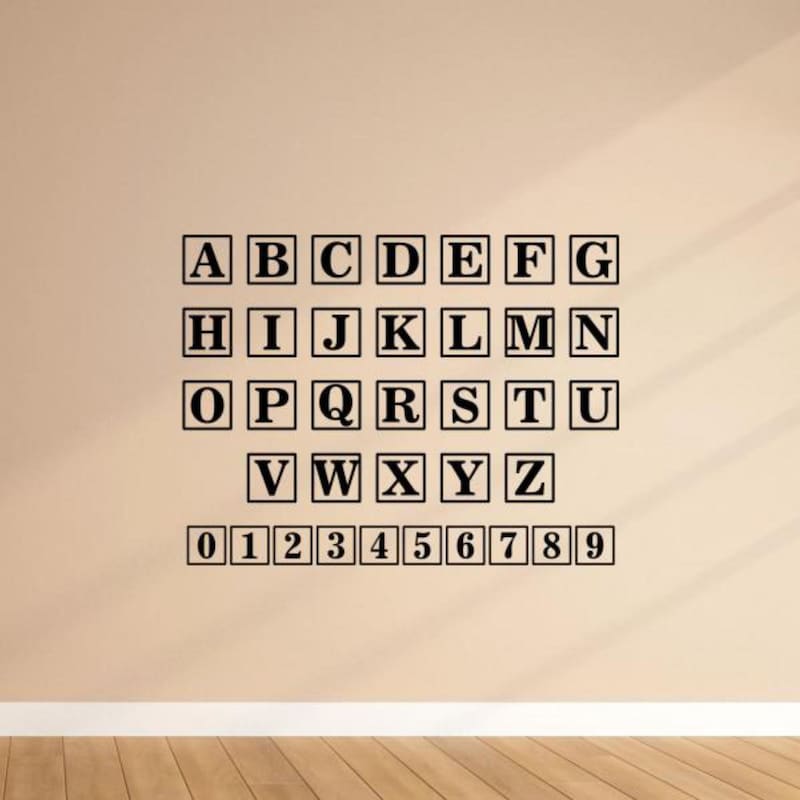 Abc Wall Decor - Etsy