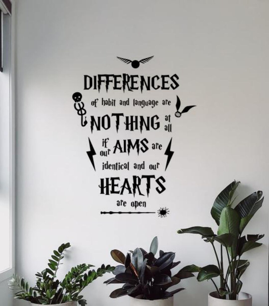 Differences of Habit and Language Are Nothing at All Wall Decal Vinyl ...