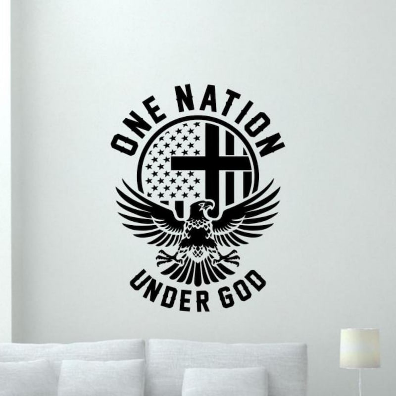 One Nation Under God Sign - Etsy