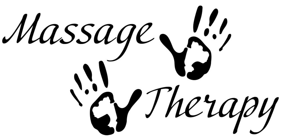Massage Therapy Vinyl Decal Spa Shop Interior Signboard Wall Sticker ...