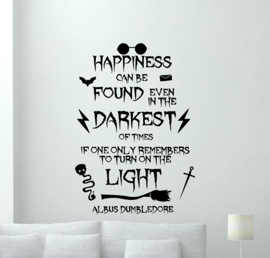 Happiness Can Be Found Wall Decal Vinyl Sticker Sign Decor Wall Art ...