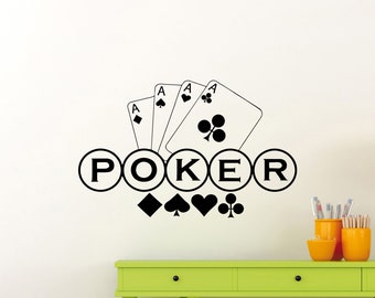 King of Spades Playing Card Poker Blackjack Vinyl Wall Sticker - Etsy