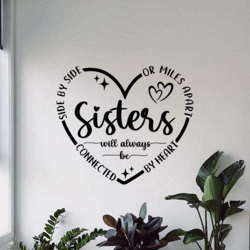 Sister Wall Decal - Etsy