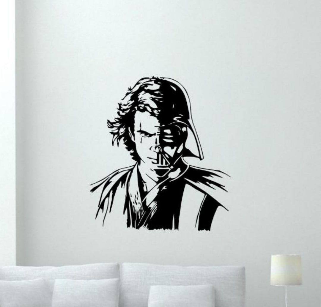 Skywalker Vader Decal Wall Vinyl Sticker Wars Decor Wall Art Sign Car ...