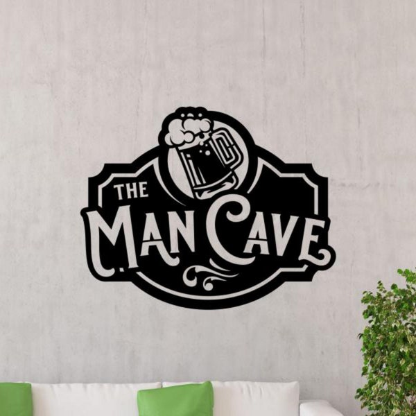 Man Cave Decal - Etsy