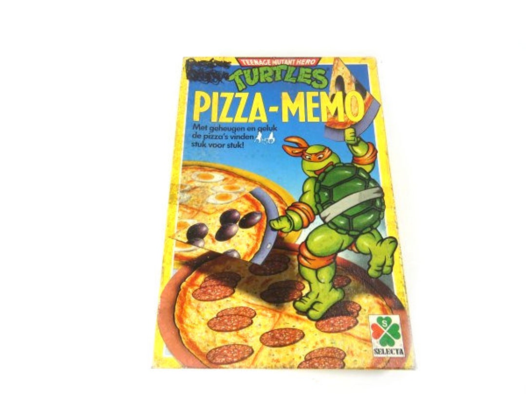 Vintage TMNT Teenage Mutant Ninja Turtles Pizza Memo Game 1991 Teenage Mutant Hero Turtles - Etsy