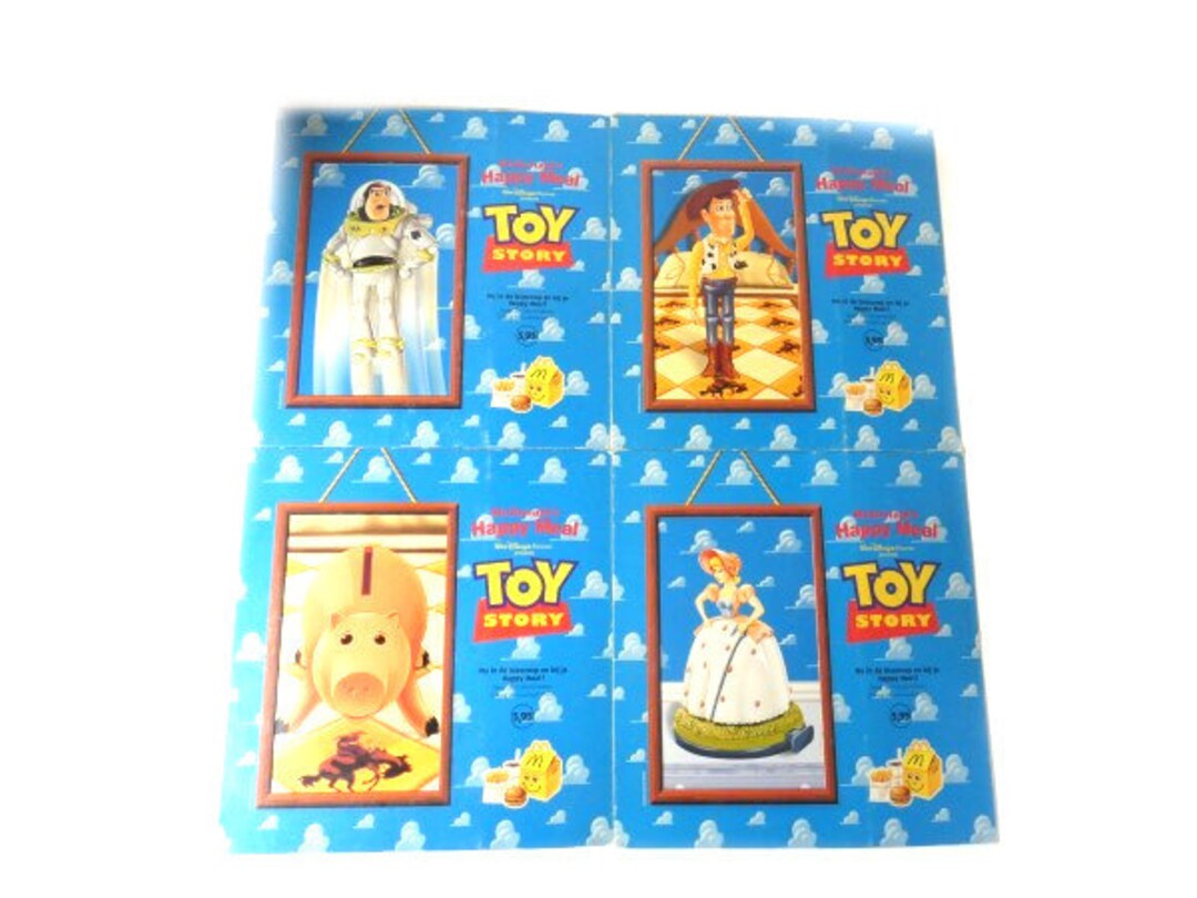 1 Vintage Toy Story Display Mcdonald's Happy Meal Display Mcdonalds ...
