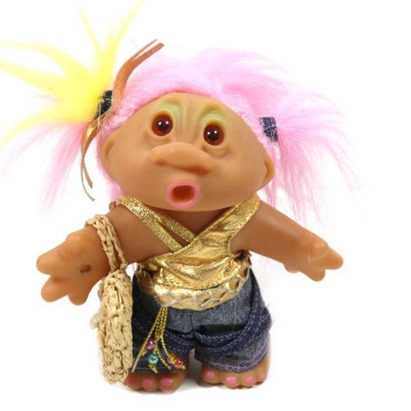 Pink Hair Troll - Etsy