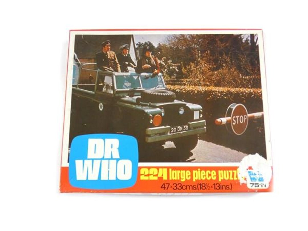Vintage Dr Who Jigsaw Puzzle Rare Puzzle Doctor Who - Etsy