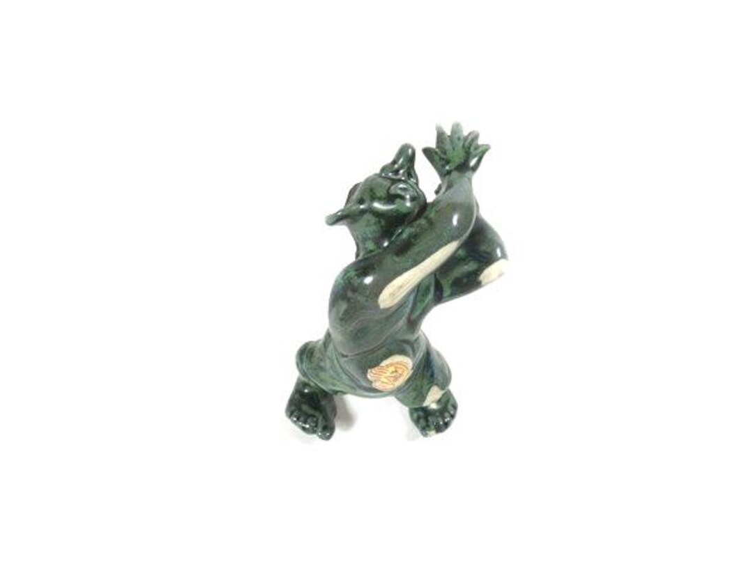Vintage Rare Ceramic Troll by Flam Produkter Green Troll - Etsy