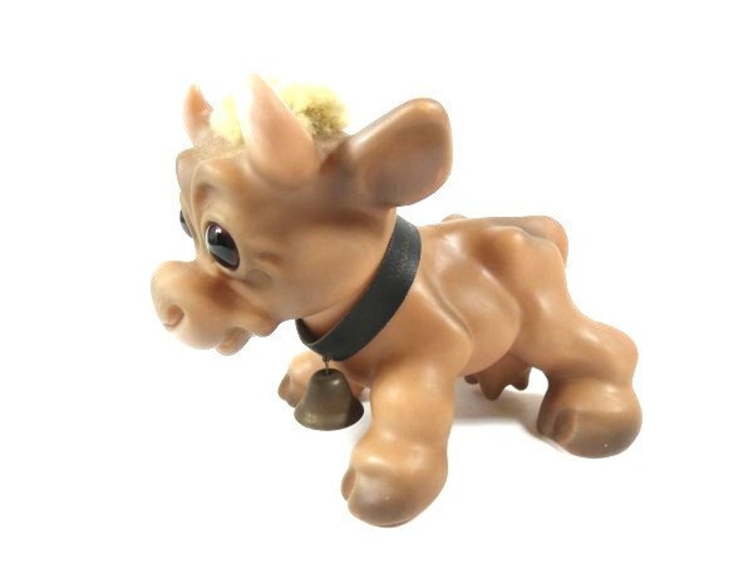 Vintage Thomas Dam Cow Troll With Original Bell Made in Denmark Troll ...