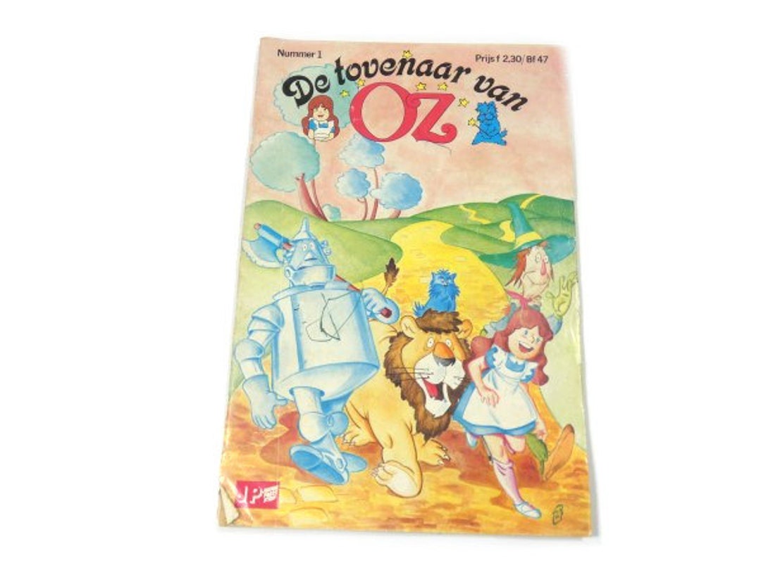 Vintage the Wizard of Oz Comic Book Dutch Version Tovenaar Van Oz 1986 ...