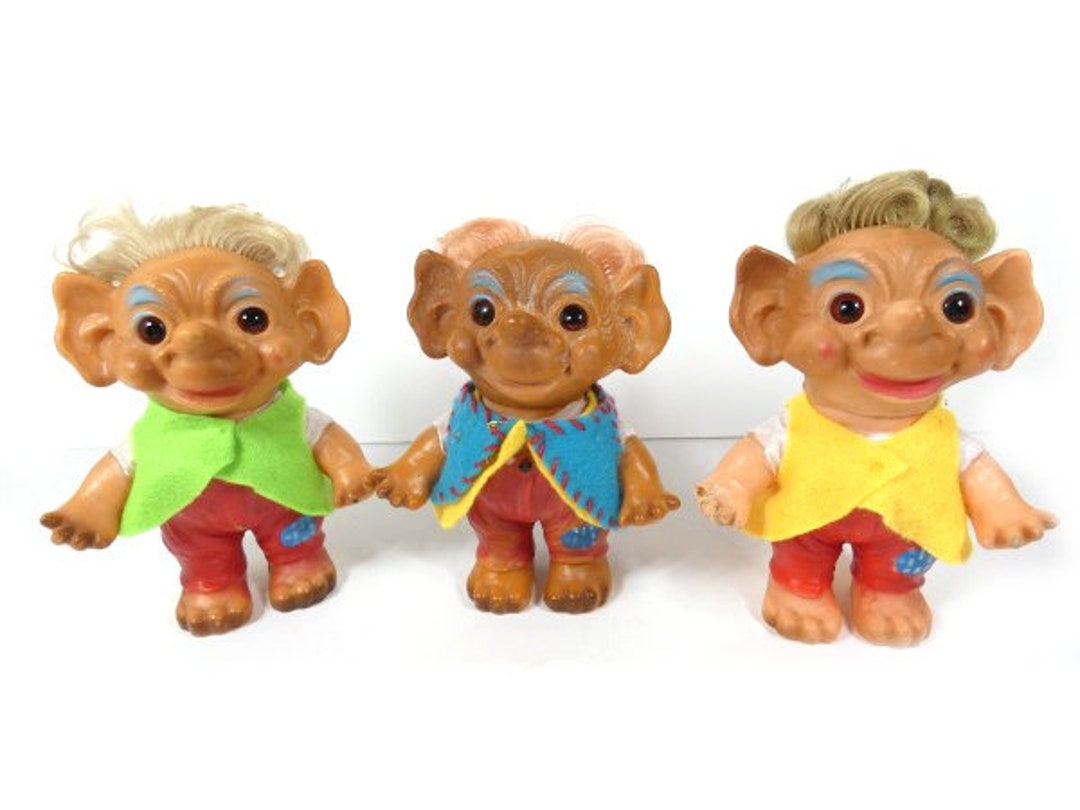 1 Vintage Rare Danish Tivoli Troll Boy Unique Scandinavian Troll Retro ...