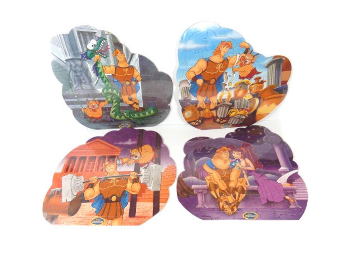 1 Vintage Hercules Puzzle Disney Puzzle Jigsaw Puzzle Sealed - Etsy