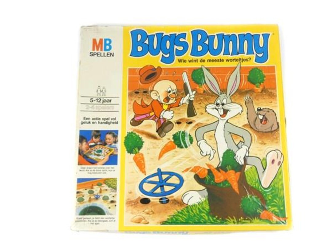 Vintage Bugs Bunny Board Game Looney Tunes Game Complete - Etsy