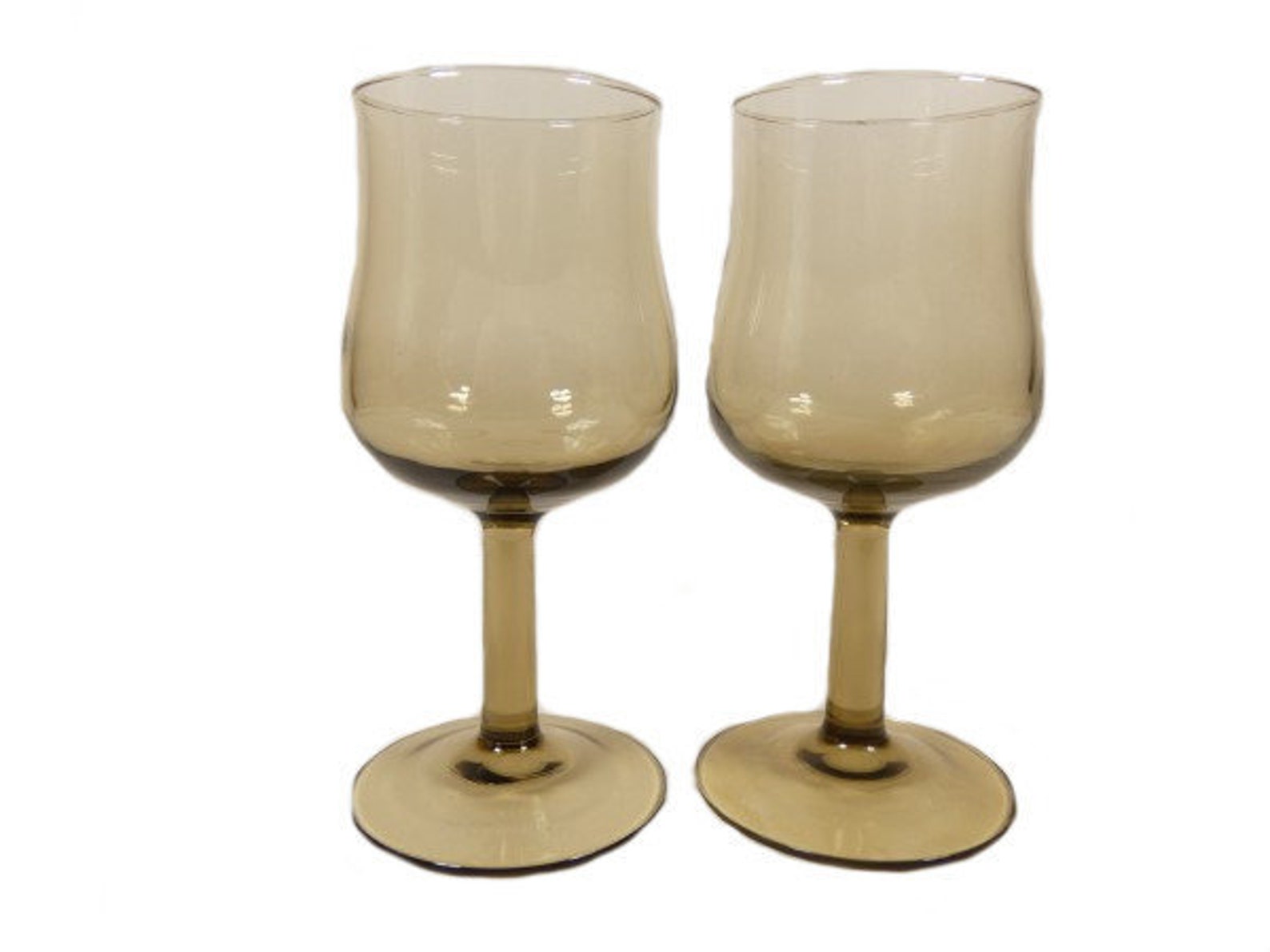 2 Gray Smoky Glasses Liquor Glasses Smoked Glass Smokey Glass - Etsy