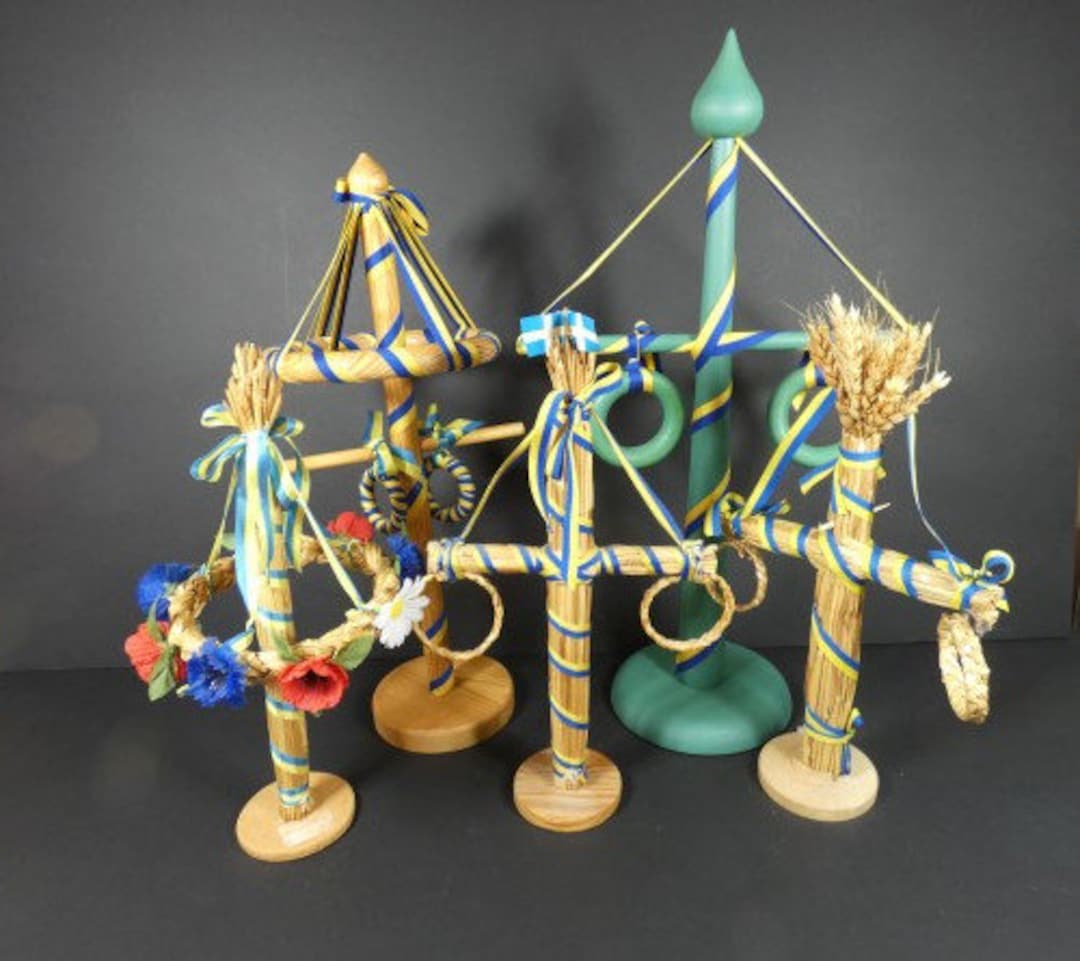 Vintage Swedish Maypole Midsummer Pole May Pole Scandinavian Design - Etsy
